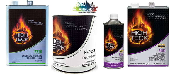 GM WA8624 Olympic White Full Paint Kit: Basecoat (gl), 8100 Clear (gl ...