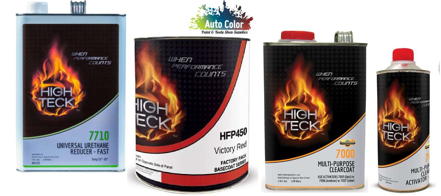 GM WA9260 Victory Red Full Paint Kit for GM: Basecoat (gl), Reducer (g ...