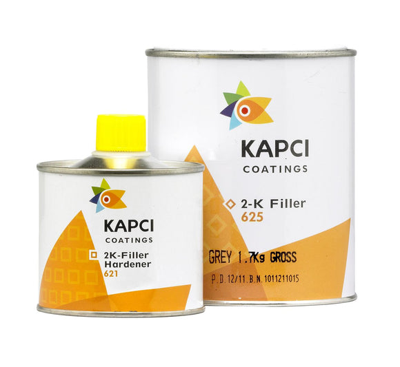 Kapci 625 2K Filler Grey & Kapci 621 2K Filler Hardener – Auto Color
