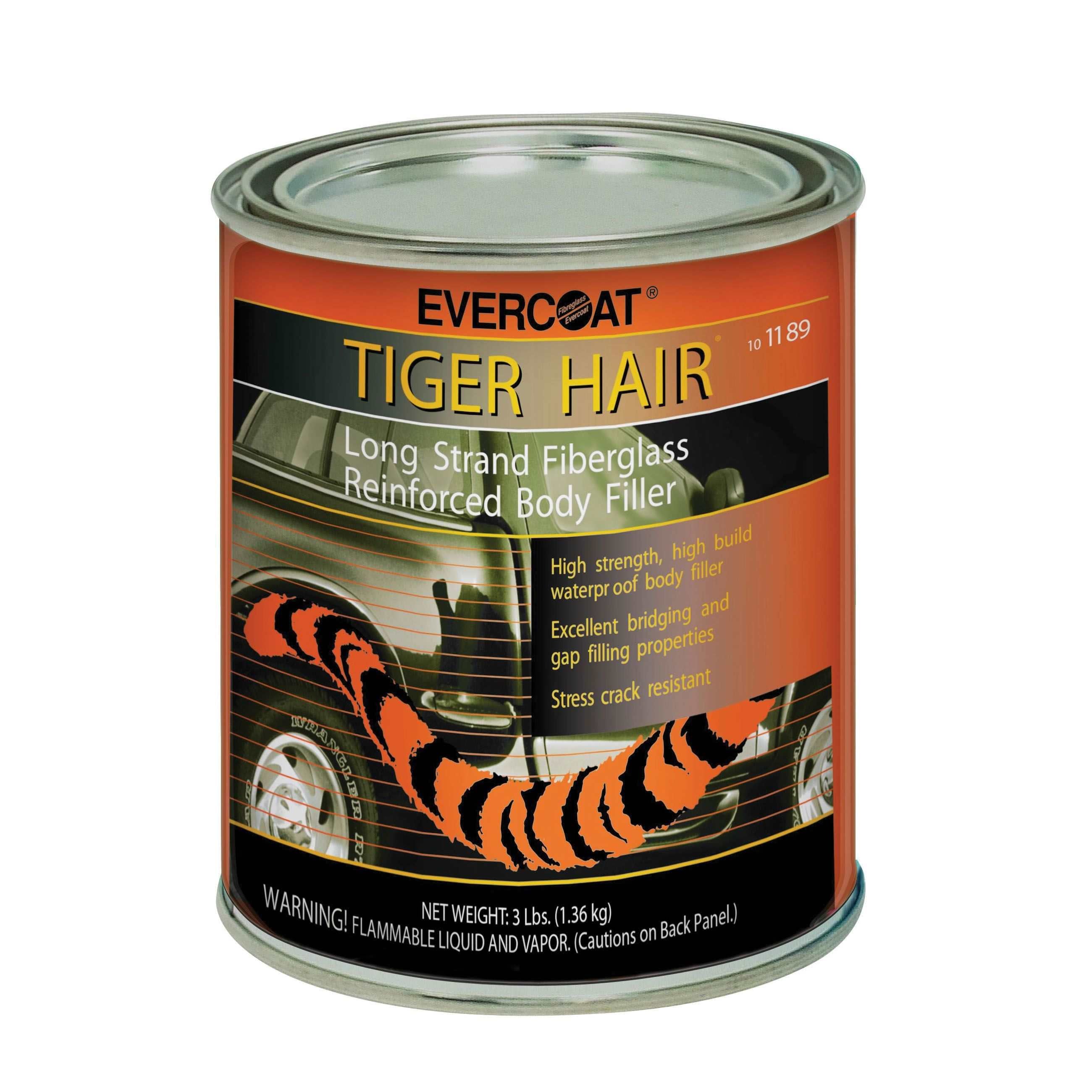 EVERCOAT® TIGER HAIR® 101189 Long Strand Fiber Reinforced Filler, 1 qt ...