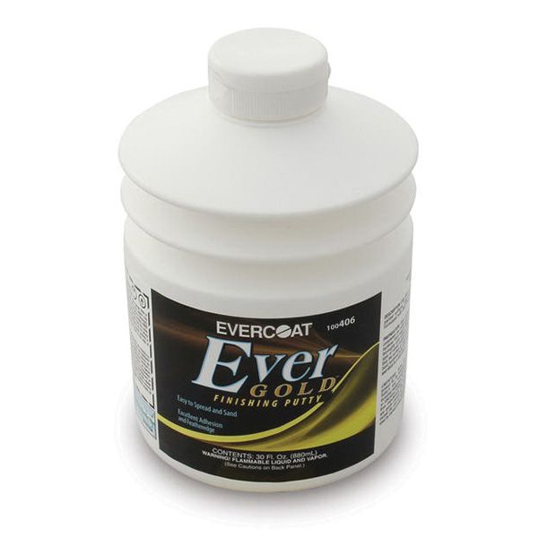 EVERCOAT® EverGold™ 100406 Finishing Putty, 880 mL Pump, White, Liquid ...